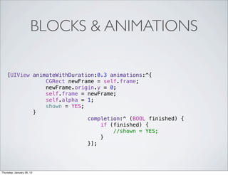iOS Tips + ModalVC | PPT