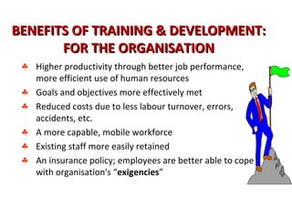 Chapter 7 training development presentation | PPT