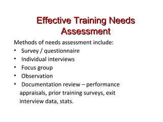 Chapter 7 training development presentation | PPT