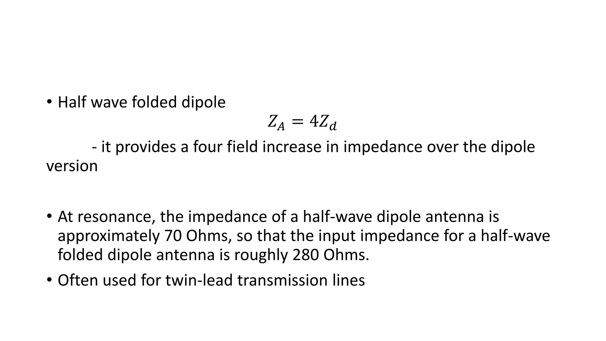 Travelling Wave, Broadband Antennas, Frequency-independent Antennas | PPTX