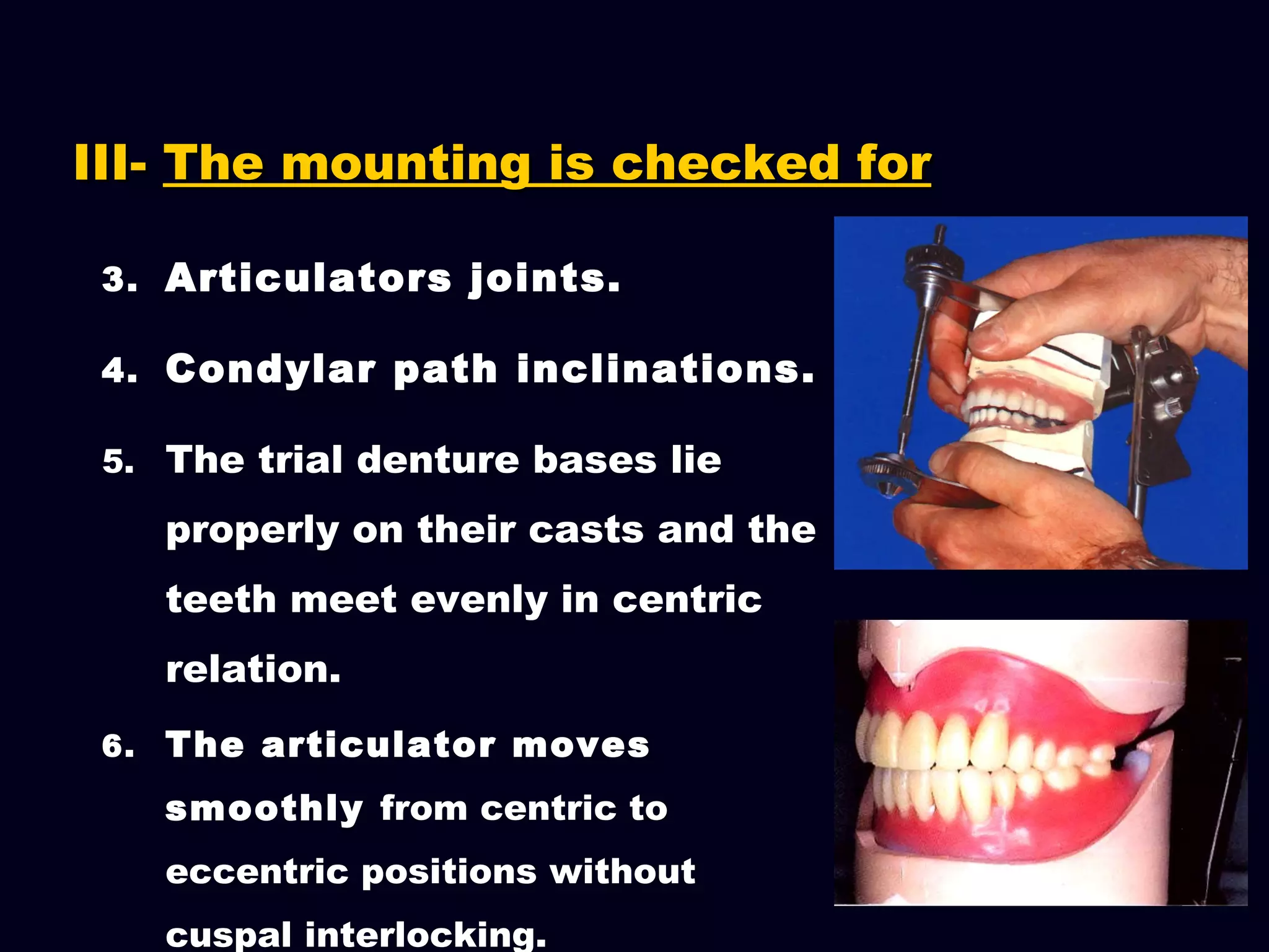 7 try-in of the wax trial complete denture | PPT