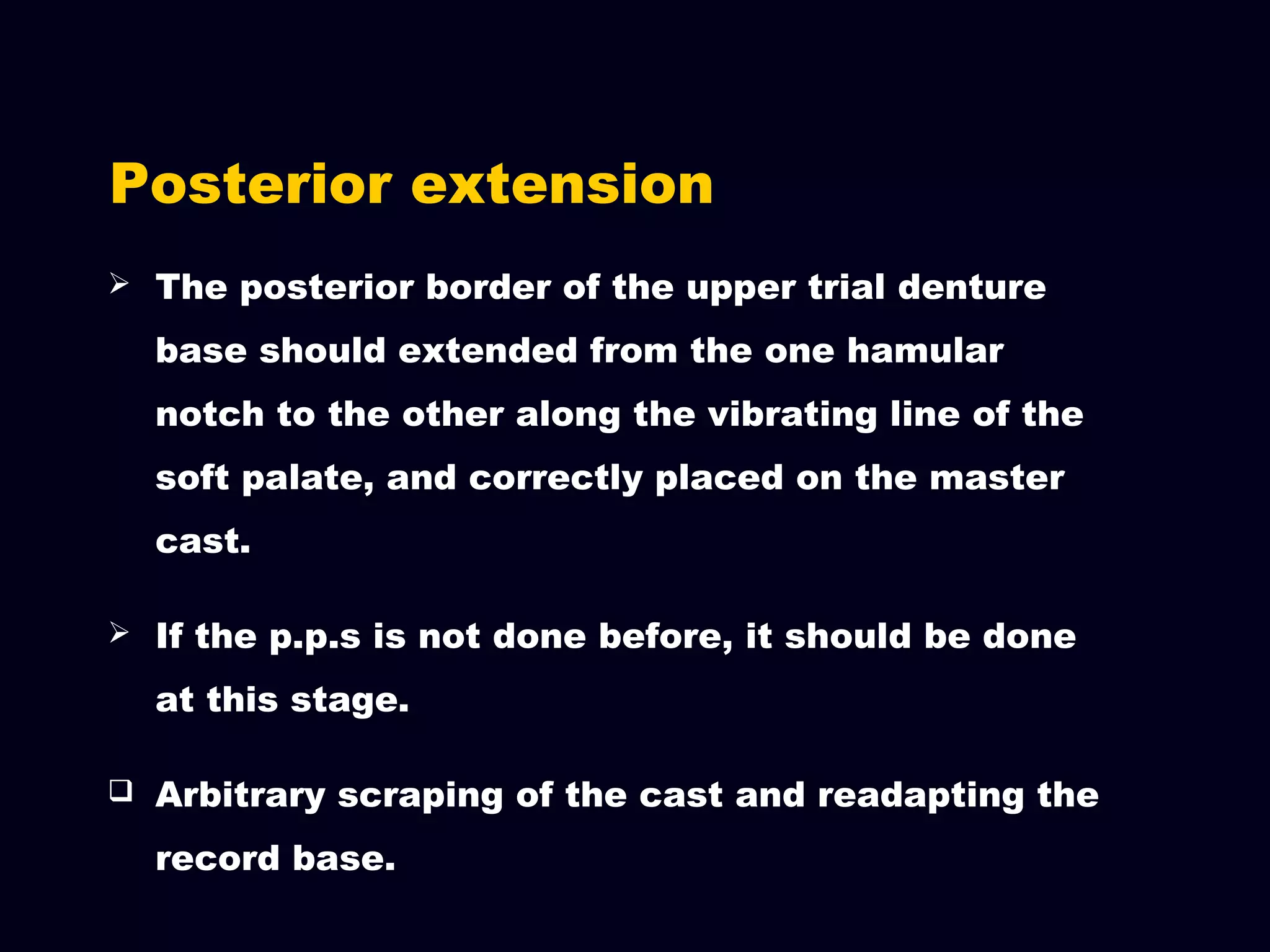 7 try-in of the wax trial complete denture | PPT