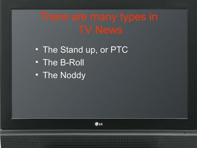 7 Tv News Camera Shots | PPT | Cameras and Camcorders | Consumer ...
