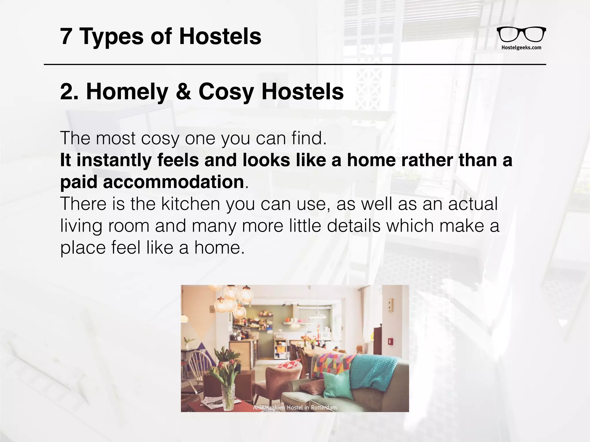 7 Types of Hostels - Definitions by Hostelgeeks | PDF
