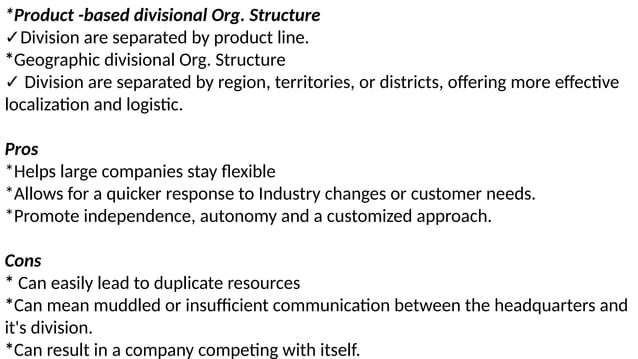 The Seven Types of Organizational Structure | PPT