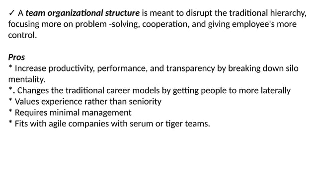 The Seven Types of Organizational Structure | PPT