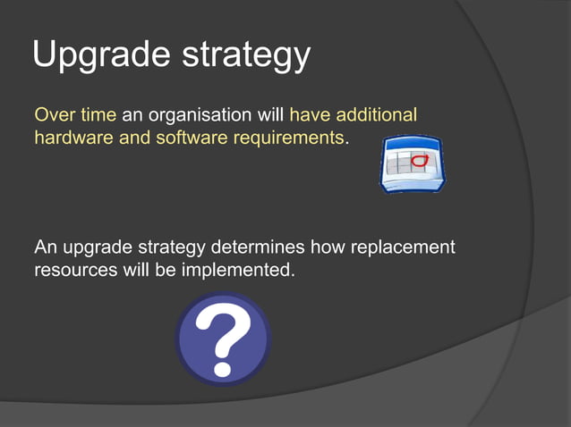 Upgrade strategy | PPT