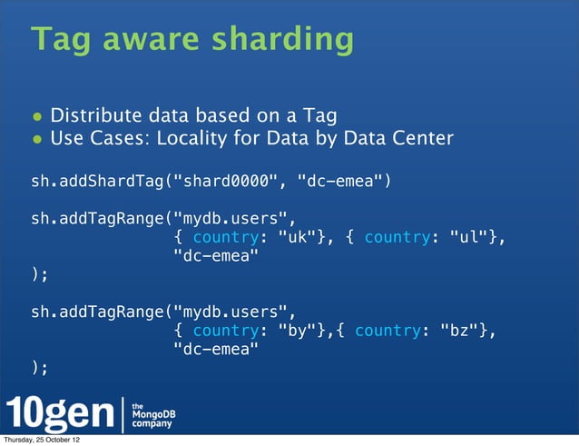 MongoDB Use Cases and Roadmap | PDF