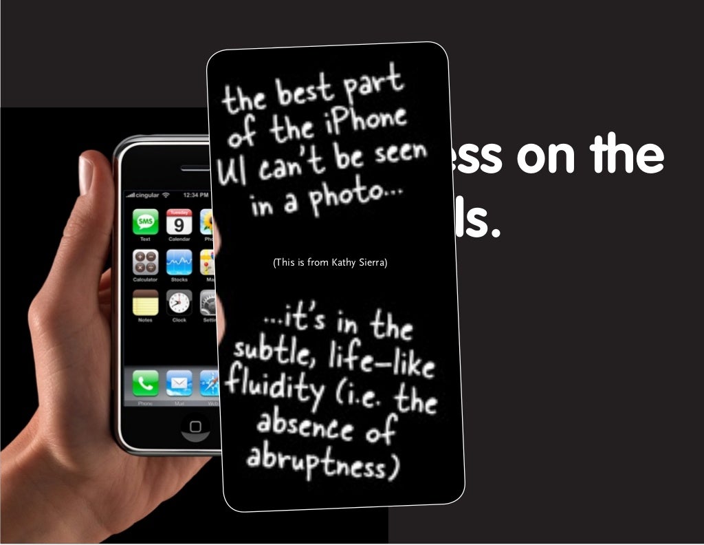 The introduction of the iPhone