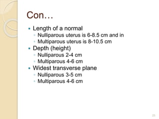 Ultrasound - US of the Non-Pregnant Uterus | PPTX