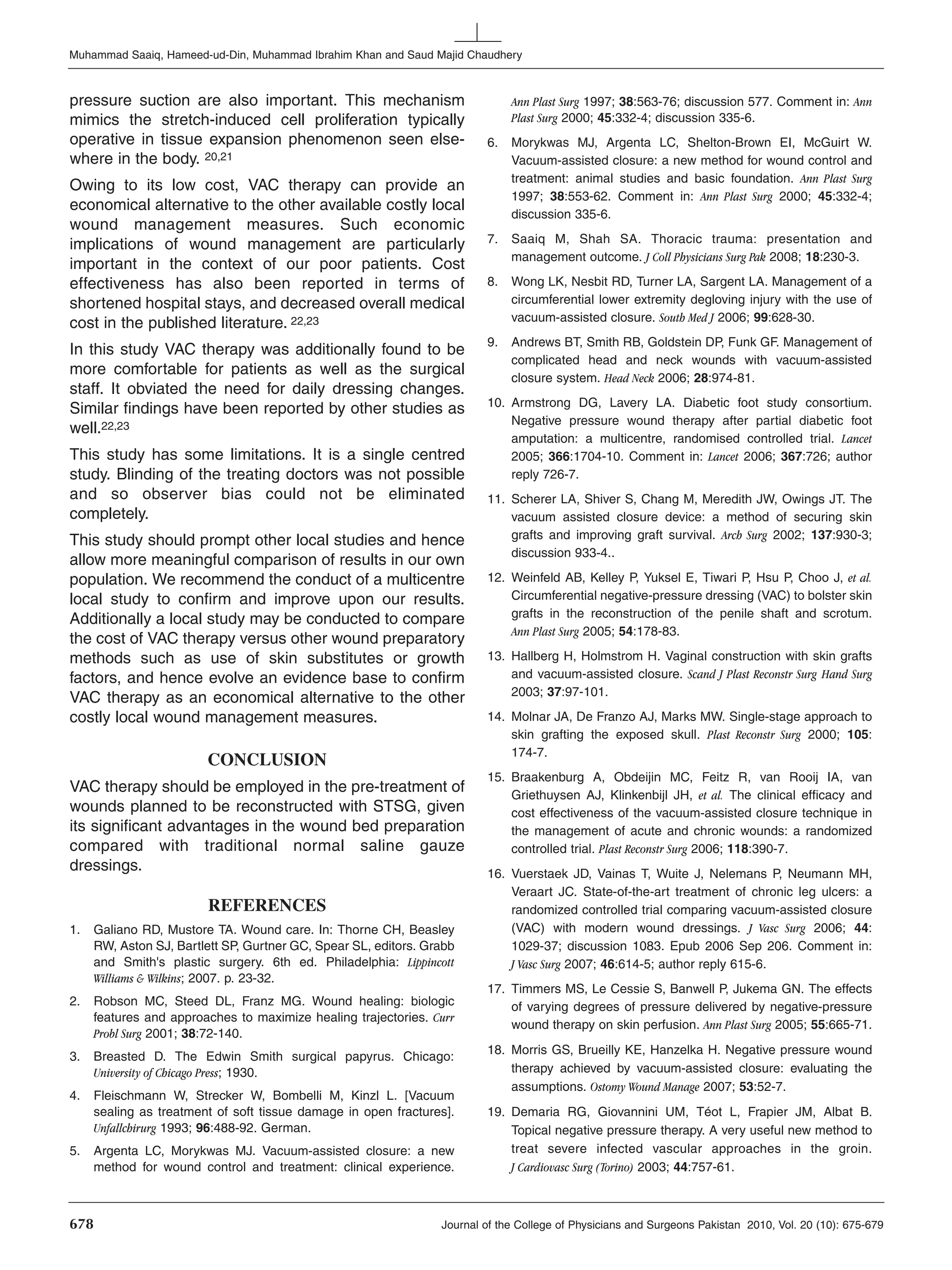 Vacuum-assisted closure therapy | PDF