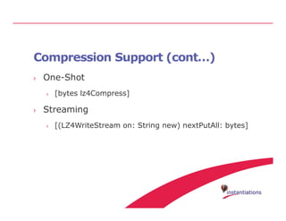 Unified Compression Streams | PPT