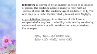7-VOLUMETRIC-ANALYSIS POWERPOINT PRESENTATION | PDF | Chemistry | Science