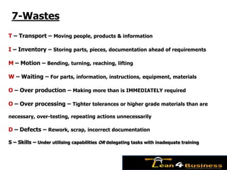 7 wastes + | PPTX