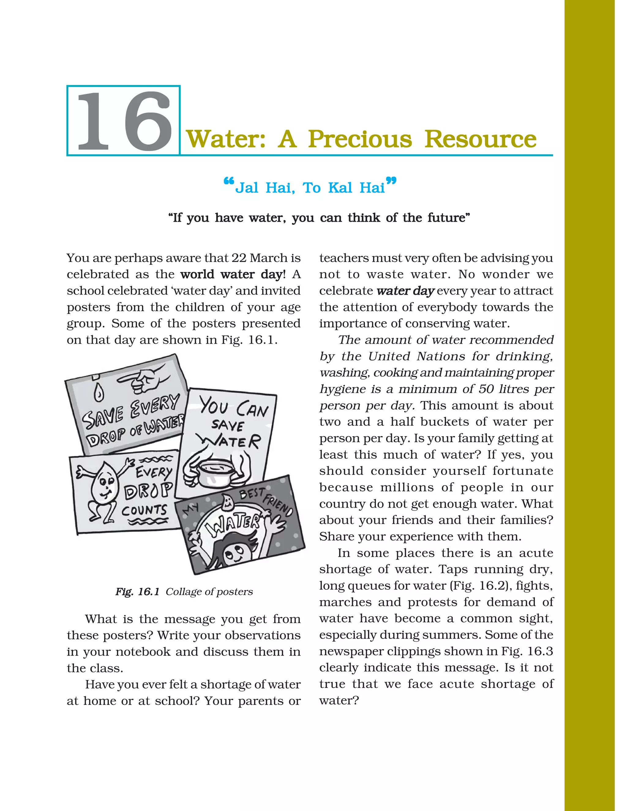 7 water - a precious resource | PDF