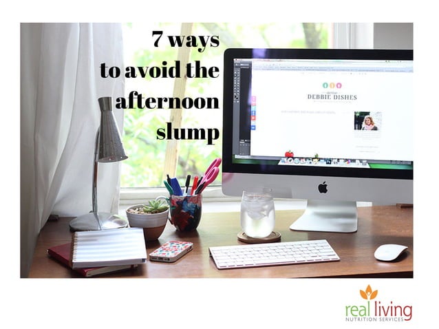 7 WAYS TO AVOID THE AFTERNOON SLUMP | PPT