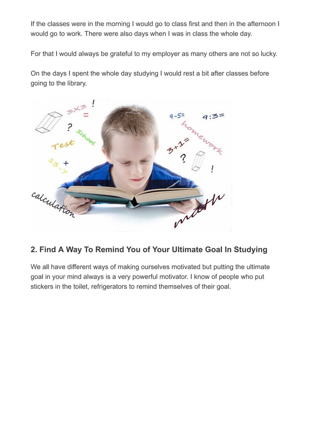 7 Ways To Balance School and Work | PDF