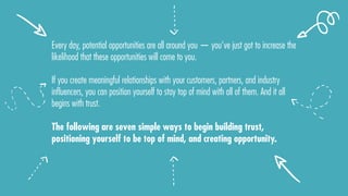 7 Strategies to Create Meaningful Opportunities for Your Business | PPT