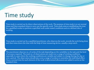 7. work study and method measurement | PPTX