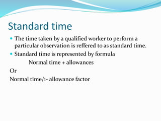7. work study and method measurement | PPTX