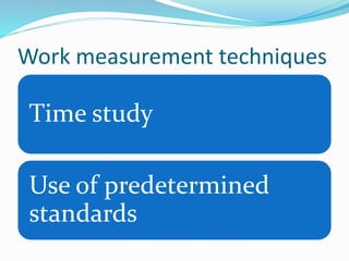 7. work study and method measurement | PPTX
