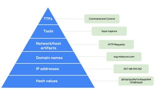 Investigation Findings. Protocols and hash findings | PPT