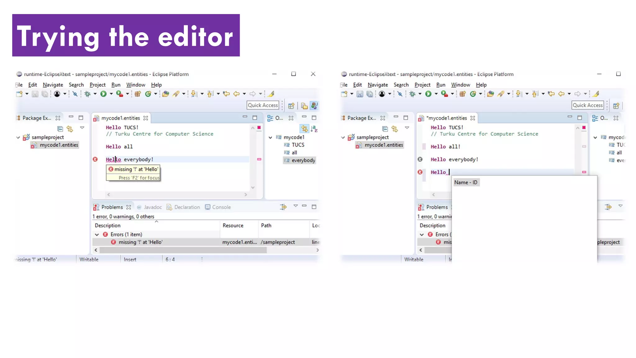 Xtext: writing a grammar | PDF