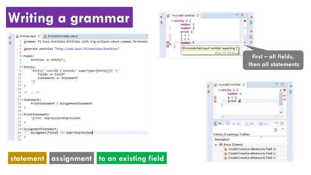 Xtext: writing a grammar | PDF | Programming Languages | Computing