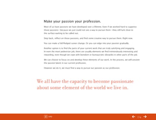 The Power of Passionate Creatives | PPT