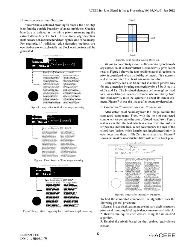 Text-Image Separation in Document Images Using Boundary/Perimeter Detection | PDF
