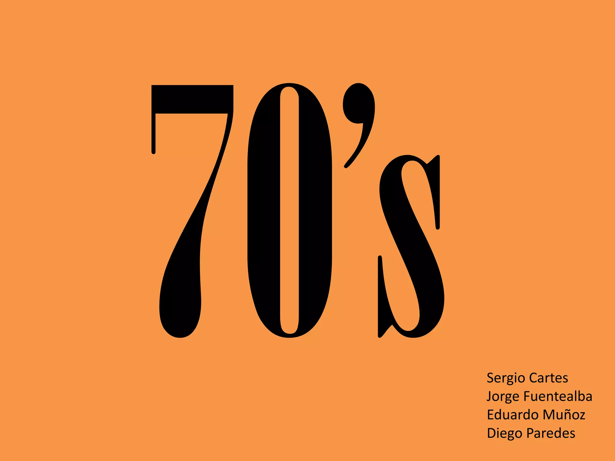 70's | PPT