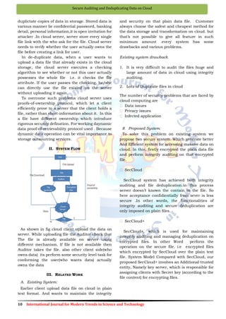 Secure Auditing and Deduplicating Data on Cloud | PDF | Cloud Computing | Internet