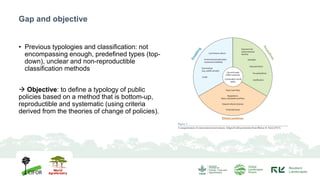 Towards a global typology of forest policies and measures | PPT