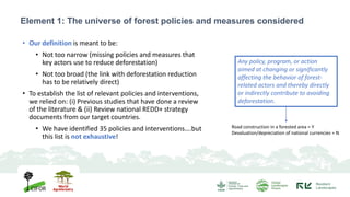 Towards a global typology of forest policies and measures | PPT