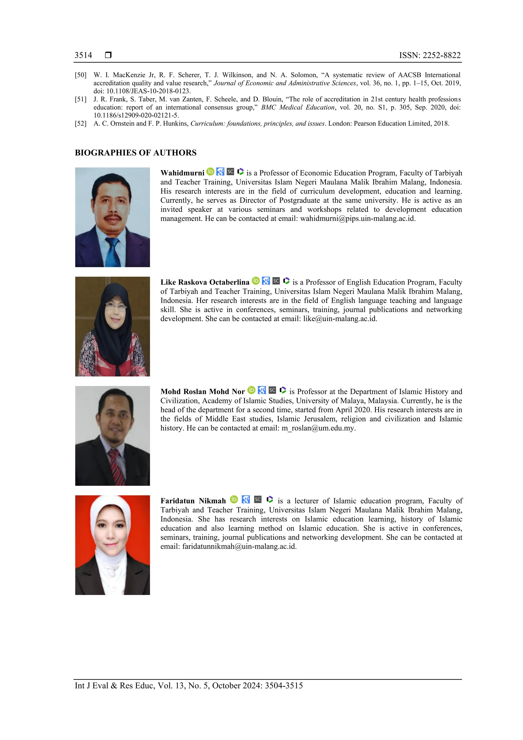 International class curriculum development model: a case study in ...