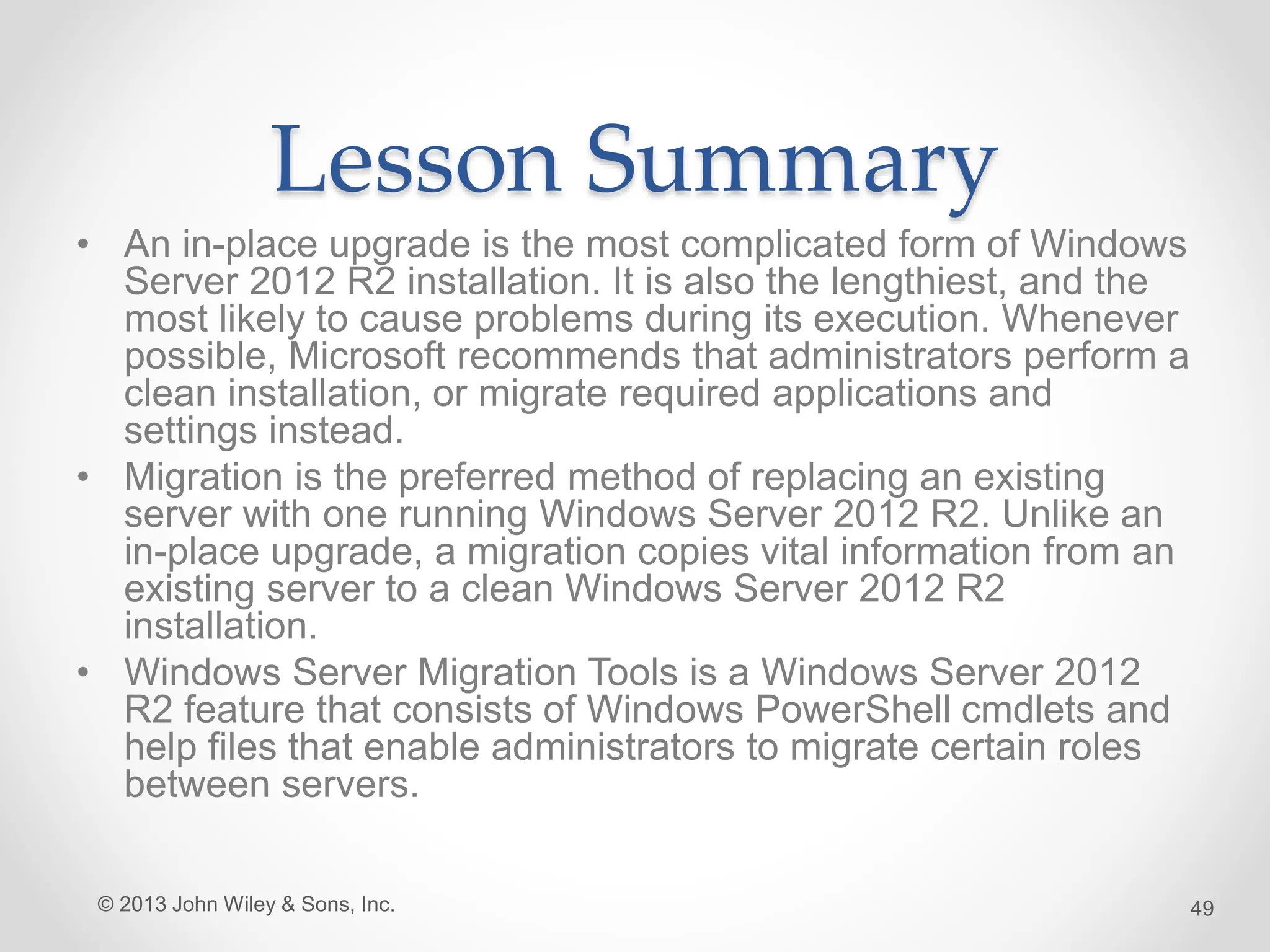 Windows server basics installation and configuration and | PPTX