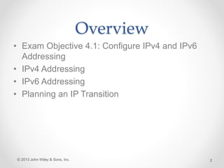 Configuring IPv4 and IPv6 Addressing to STEM | PPTX