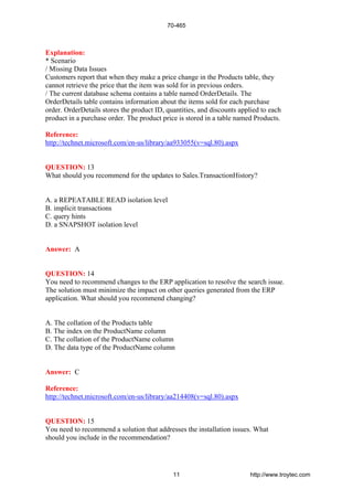 Designing Database Solutions for Microsoft SQL Server 2012 2012 ...