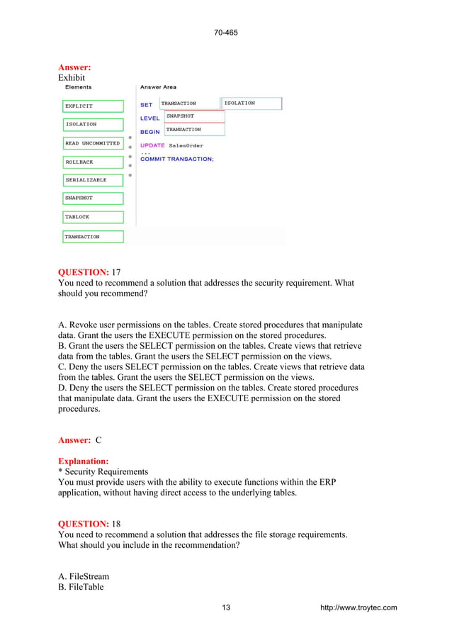 Designing Database Solutions for Microsoft SQL Server 2012 2012 ...