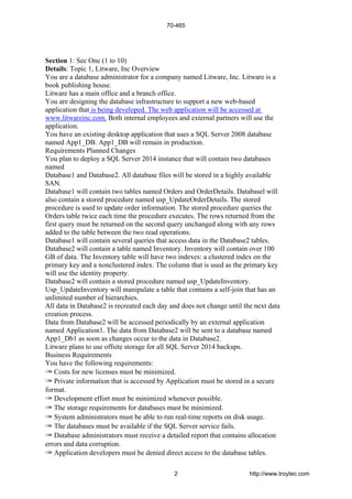 Designing Database Solutions for Microsoft SQL Server 2012 2012 ...