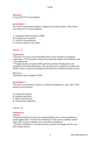 Designing Database Solutions for Microsoft SQL Server 2012 2012 ...