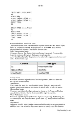 Designing Database Solutions for Microsoft SQL Server 2012 2012 ...