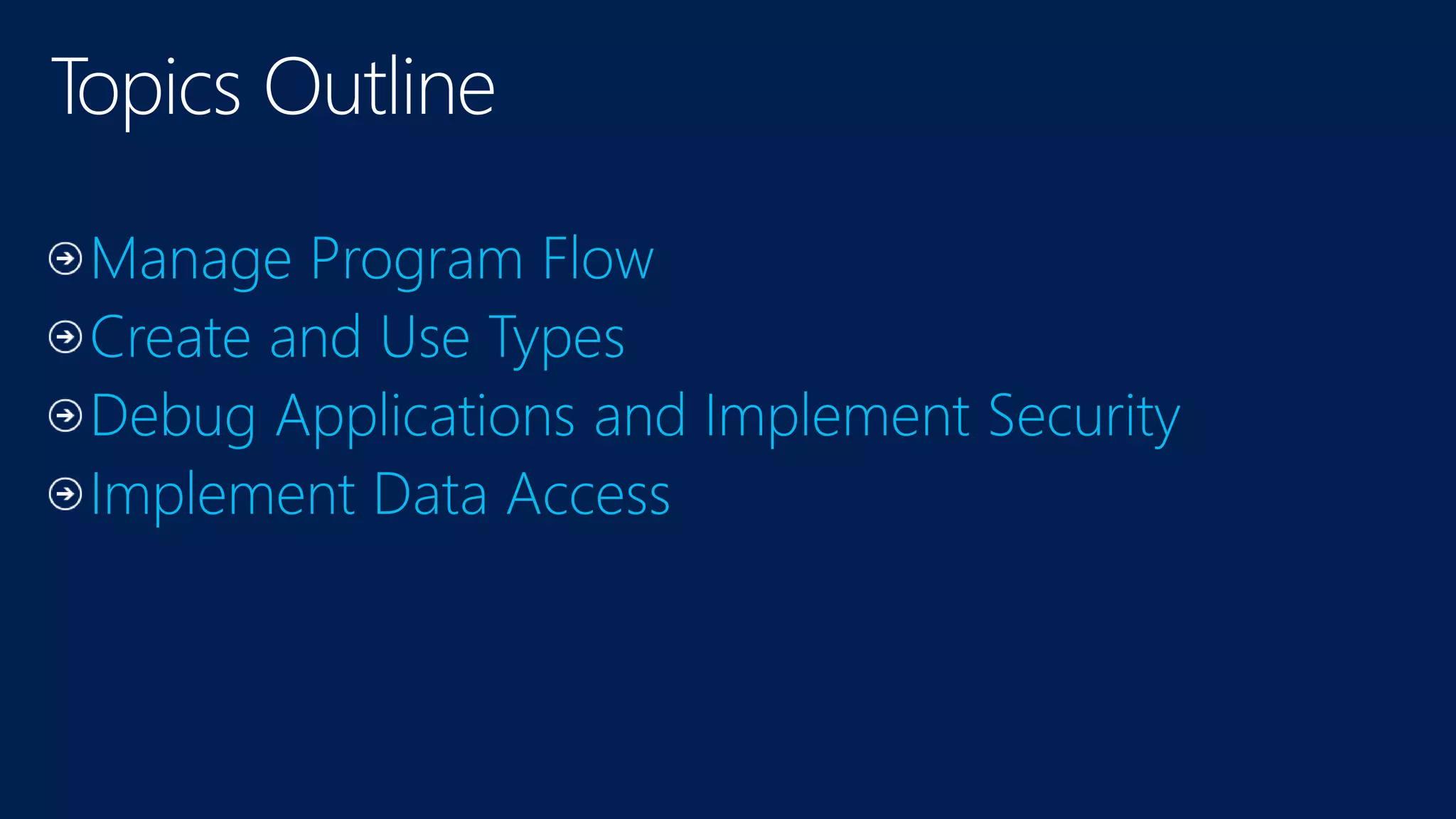 70-483 Programming in C# Complete Study | PPT