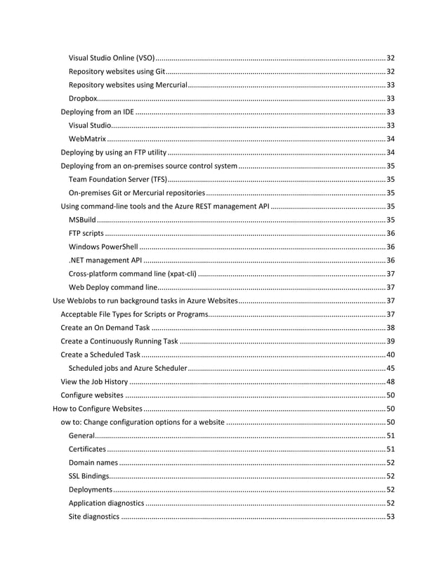 70 533 implementing microsoft azure infrastructure solutions Preparation Guide | PDF | Web ...