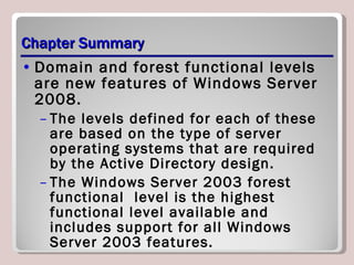70 640 Lesson01 Ppt 041009 | PPT | Operating Systems | Computer Software and Applications