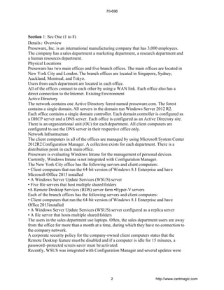 Exam Microsoft 70-696 Managing Enterprise Devices and Apps Exam | PDF