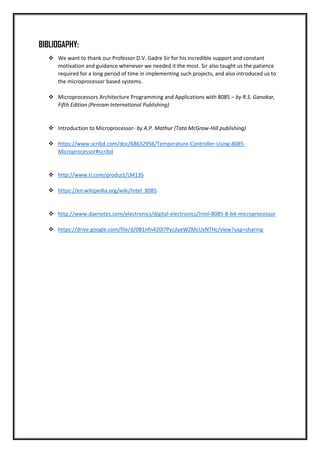 Microprocessor project | PDF