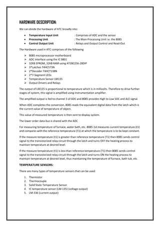 Microprocessor project | PDF