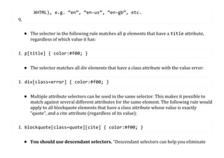 70 Expert Ideas For Better Css | PPT