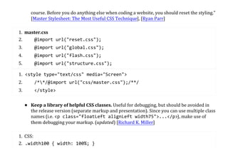 70 Expert Ideas For Better Css | PPT